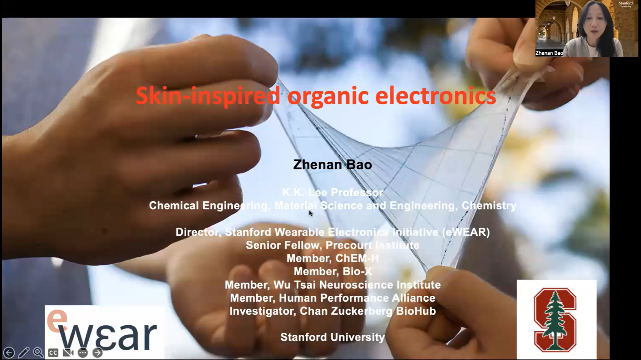 The 3rd Yungu Lectureship | Skin Inspired Organic Electronics