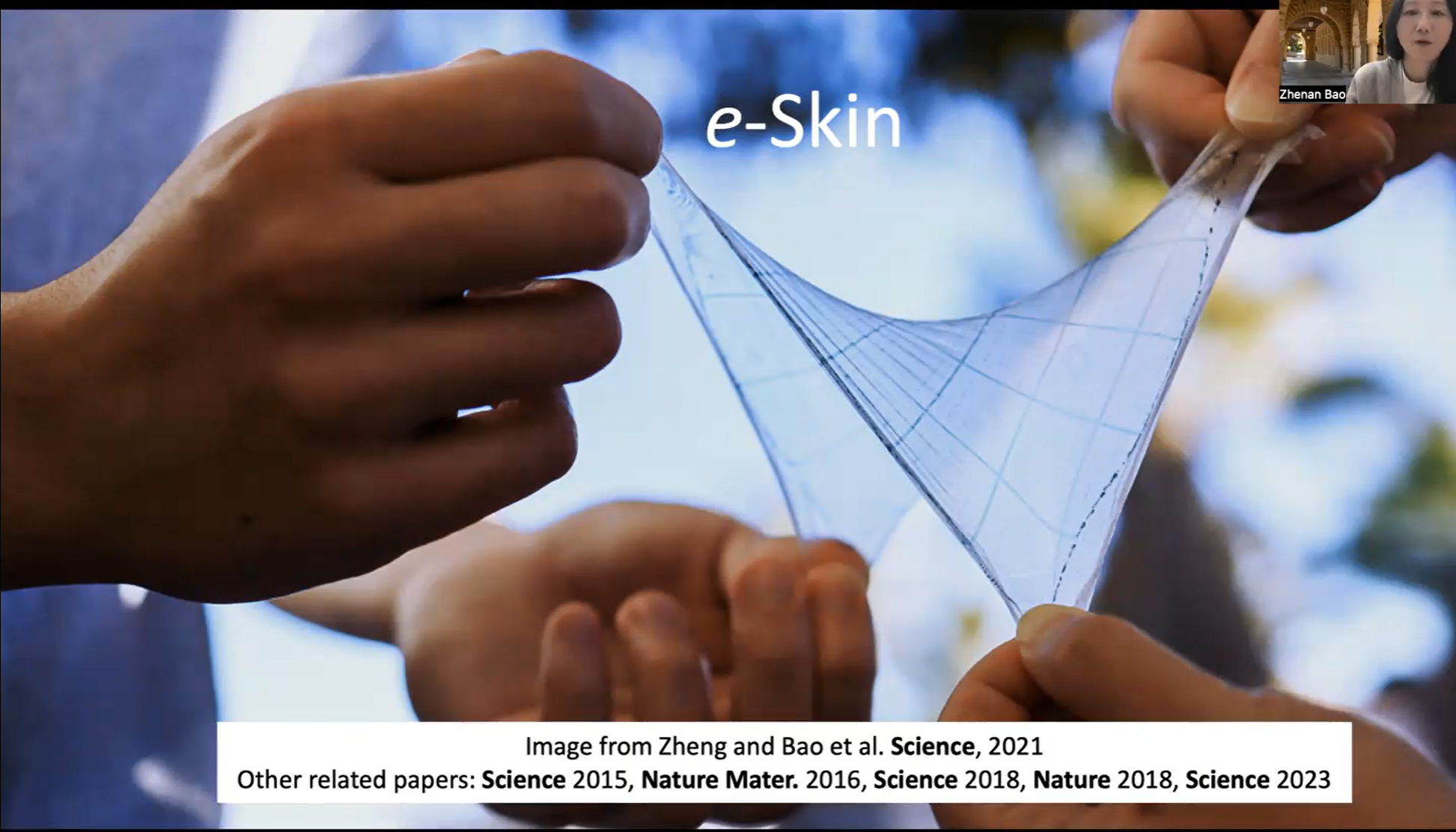 The 3rd Yungu Lectureship | Skin Inspired Organic Electronics